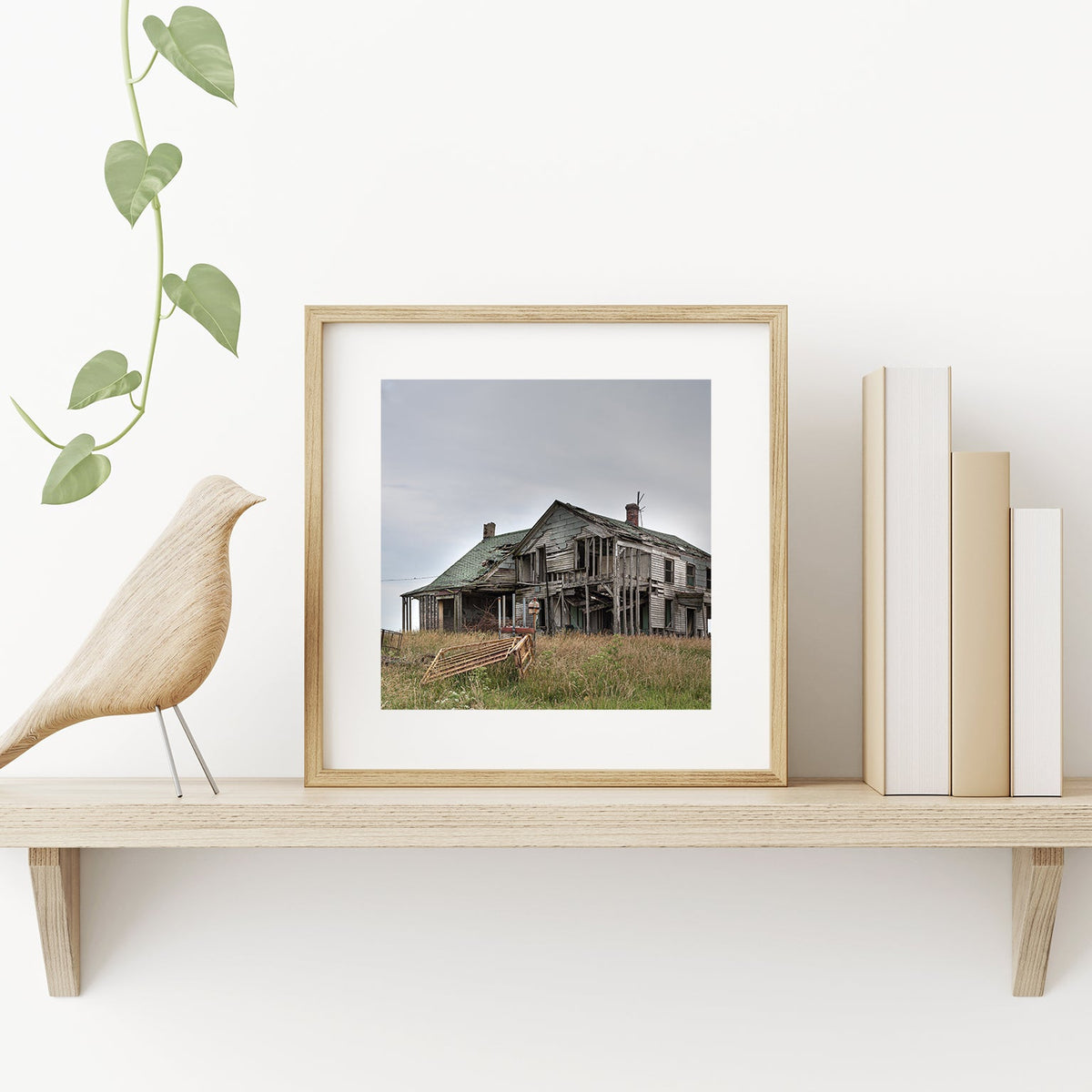 Capturing Decay: Indiana Farmhouse Art Print – Dan Kosmayer Fine Art